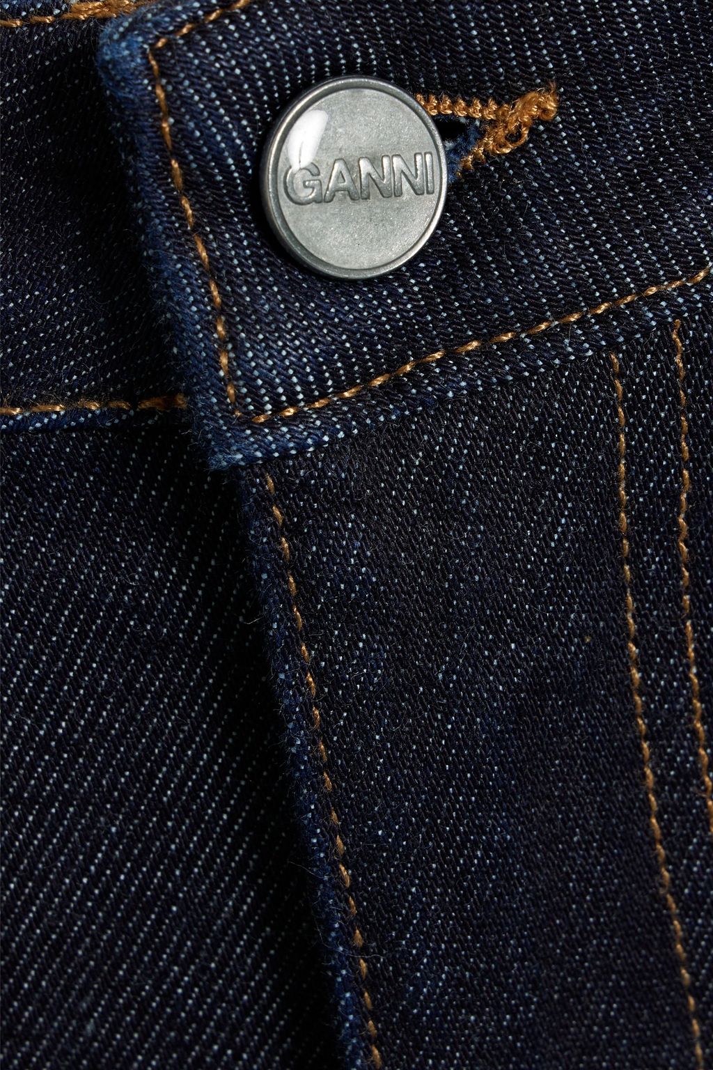 GANNI Cutye High-Rise Slim-Leg Jeans – Trendy Design with Flattering ...